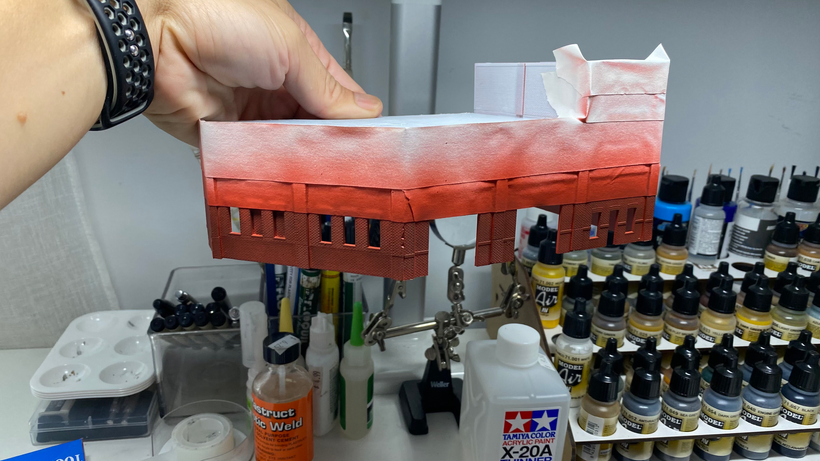 Building a Custom N Scale Structure