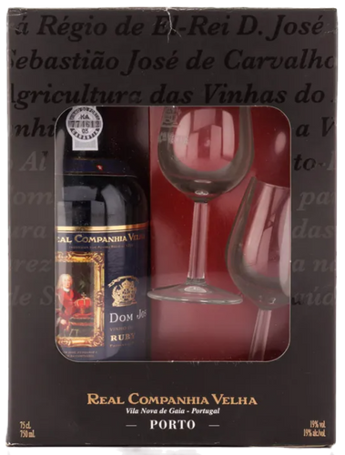 Vinho Dom José Ruby + 2 taças 750ml | Mauá Free Shop