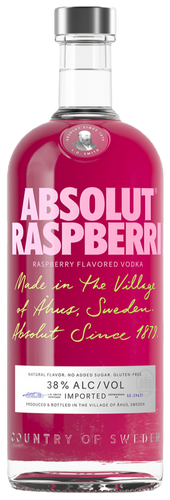 Vodka Absolut Raspberry 1000ml | Mauá Free Shop