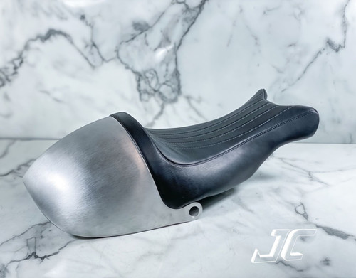 Futuristic BMW RnineT Custom Seat and Aluminum Tail | Blackbird Moto New