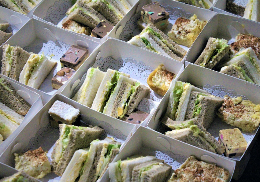 Delicious light supper provided by the theatre