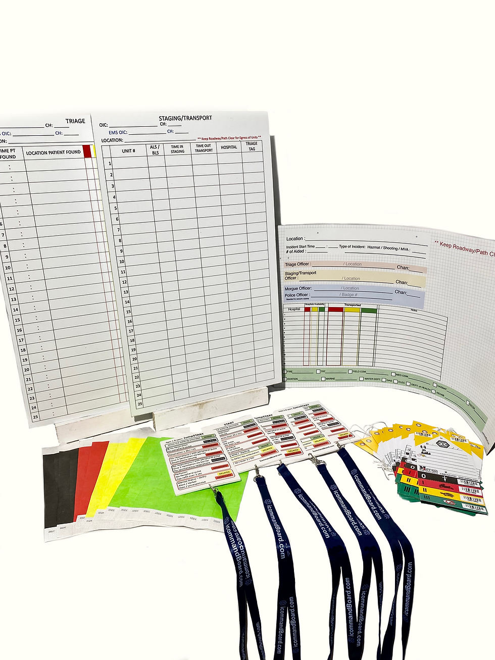 MCI Overlay Set for Fire Board | Icommandboard