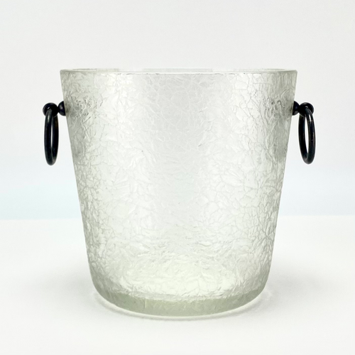 Art Deco ‘Ice Flower’ Ice Bucket by Jacob E. Bang for Holmegaard, A ...