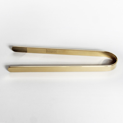 Stelton Cylinda Line Brassware Ice Tongs by Arne Jacobsen | Rolighed ...
