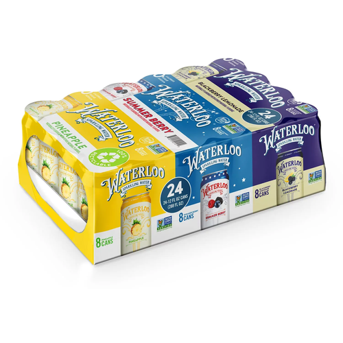 Waterloo Sparkling Water Summer Variety Pack (12 fl. oz., 24 pk ...