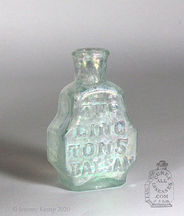 Turlington's Balsam of Life: the 1754 bottle..