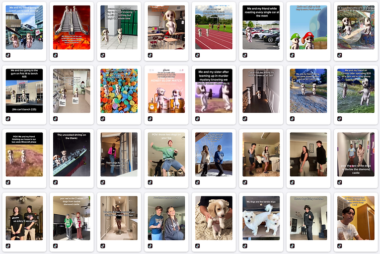 Barbie dancing dogs meme on TikTok: Two dogs from Barbie & the Diamond ...