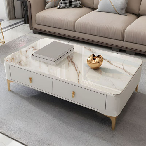 White Marble Center Table | Phooldaan New
