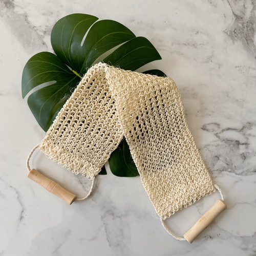 Sisal Back Scrubber | Oak & Willow