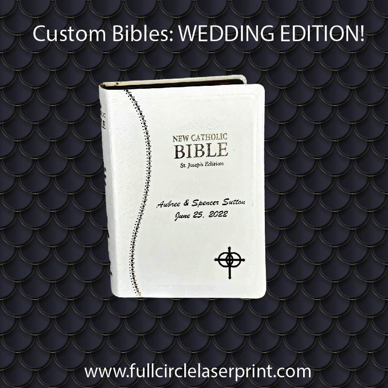 Customized Bible with Name and Multiple Bible Verses | Full Circle Laser