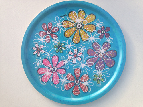 Bricka rund Blomma 45cm | stinart