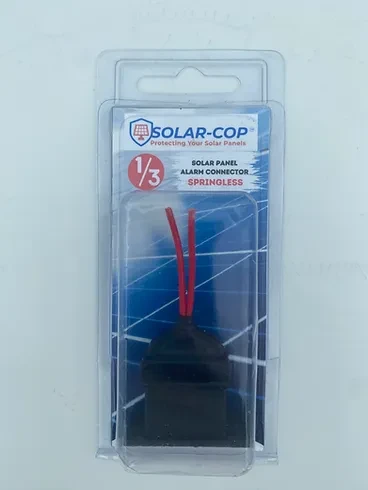 No 1/3 Solar-Cop Solar Panel alarm connector (Springless) box 1 of 3 ...