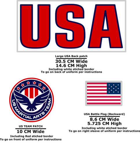 USMA Team Patch Set | Elite Level Sports