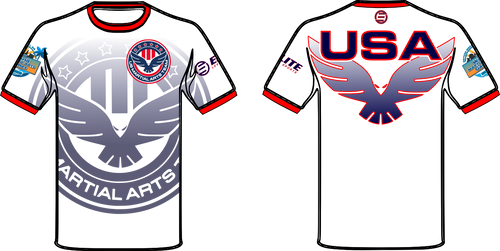 White USMA Team T-Shirt (Old Design With 2023 WMAG logo) | Elite Level ...