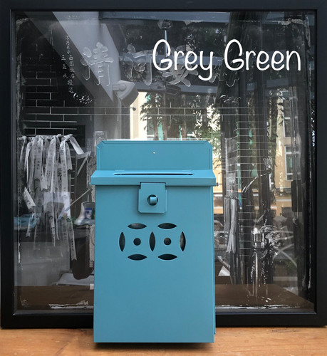 Grey Green letterbox | MINT Hong Kong