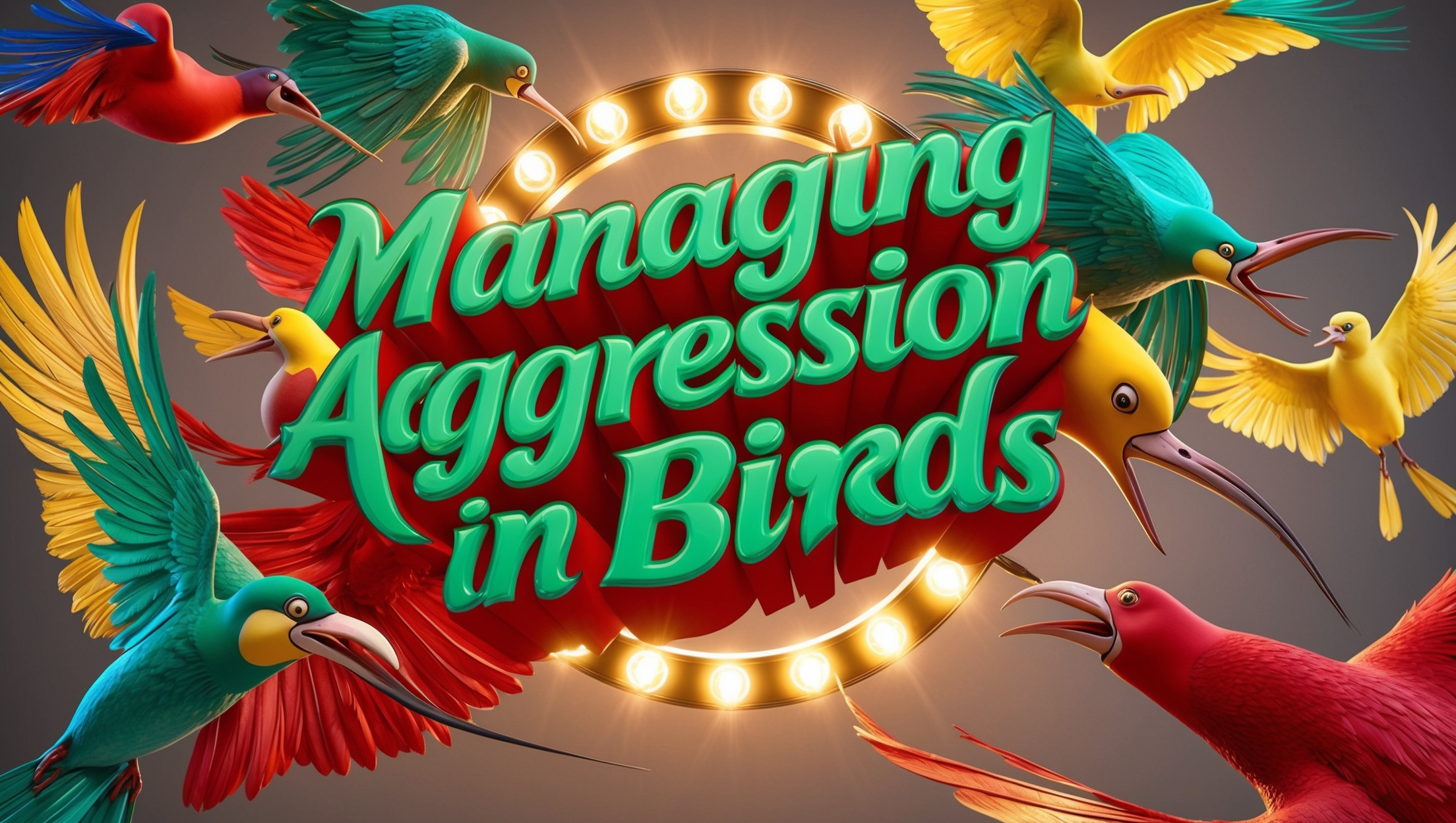 Managing Aggression in Birds