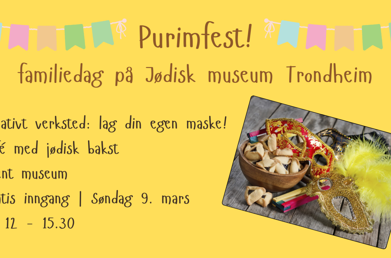 Purimfest! Familiedag på Jødisk museum Trondheim | Museum
