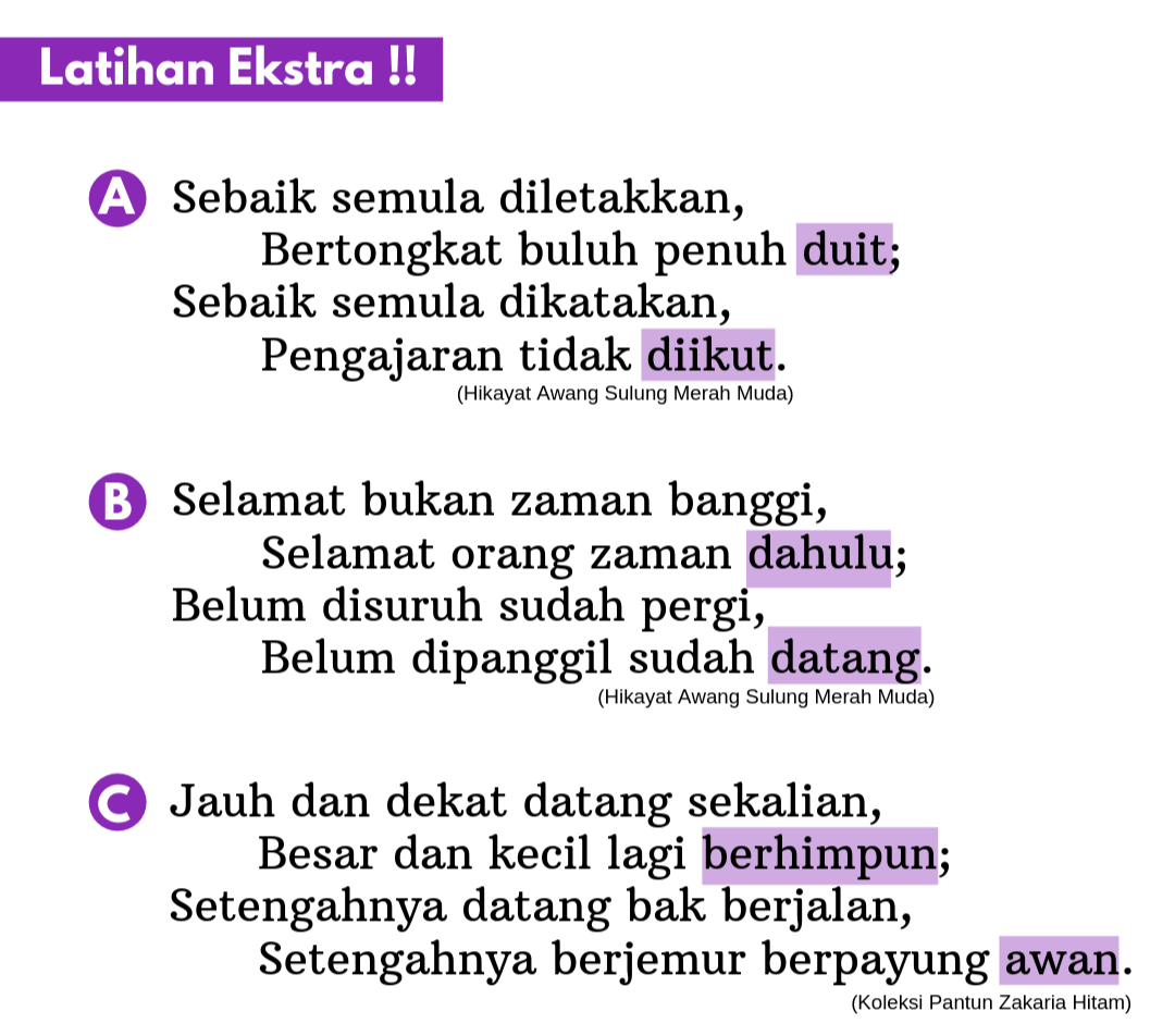 Pantun atau Bukan? pt.1 - Persoalan Rima