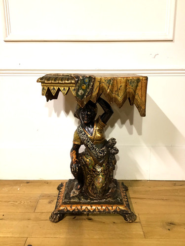 C19th Venetian Blackamoor Table | Jake Wright Antiques