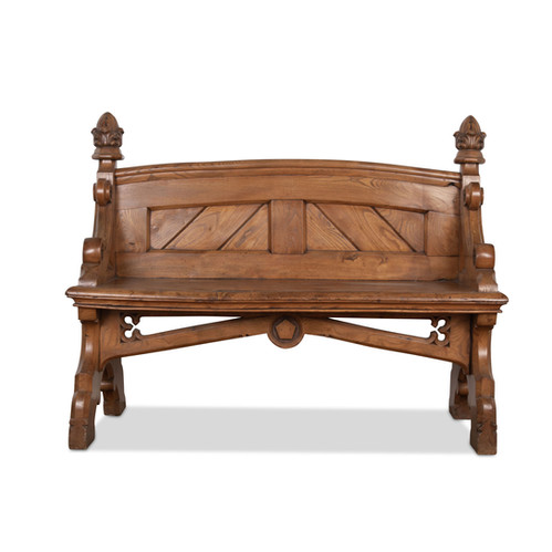 C19th Country House Elm Bench | Jake Wright Antiques