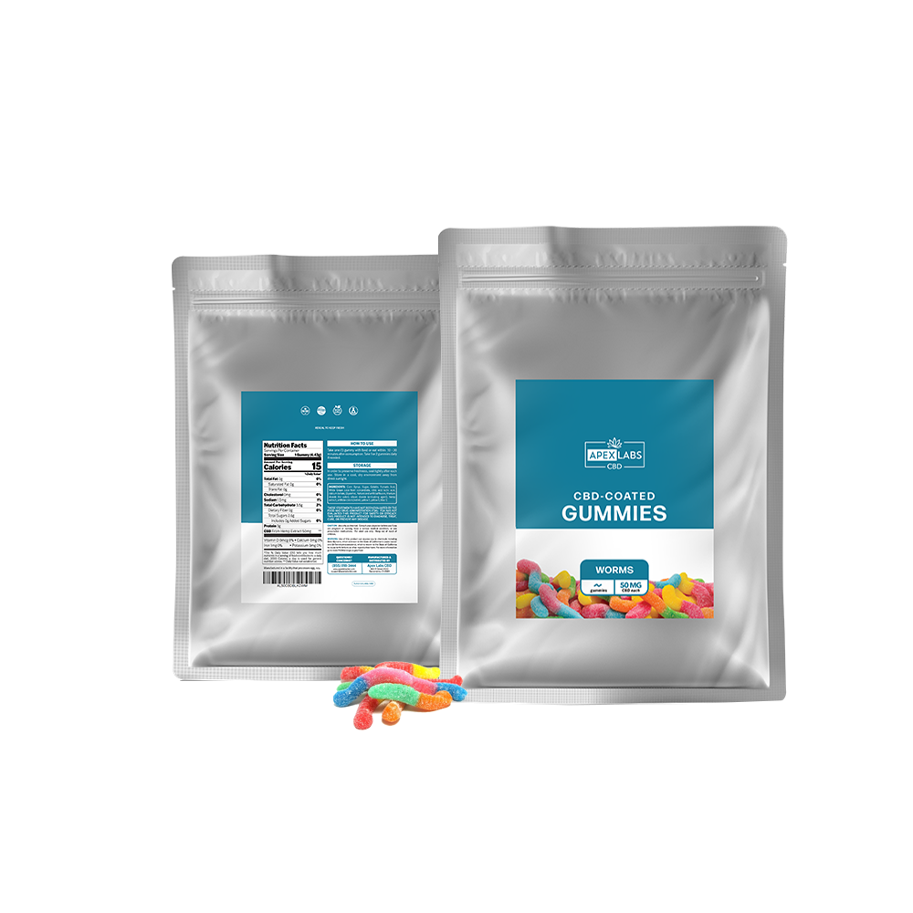 COA | BID026 | 50mg CBD Gummy Worms
