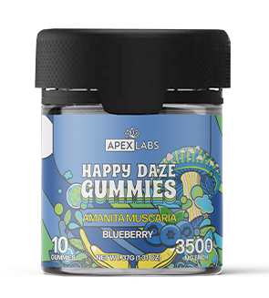 Apex Labs Whitelabel Templates | High Potency Blueberry Mushroom Gummy