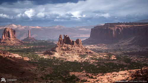 RealBiomes Desert Cliffs Biome - Unreal Engine 5 | 3dcourse