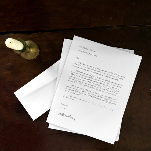 Hamilton's Letters | Literary Letters Co