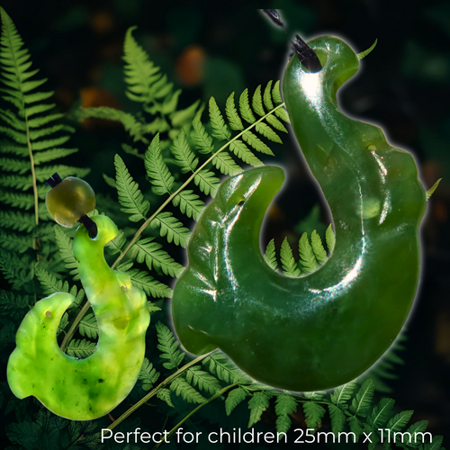 New Zealand Greenstone - Fish hook - Hei Matua - Small | Real NZ Adventures