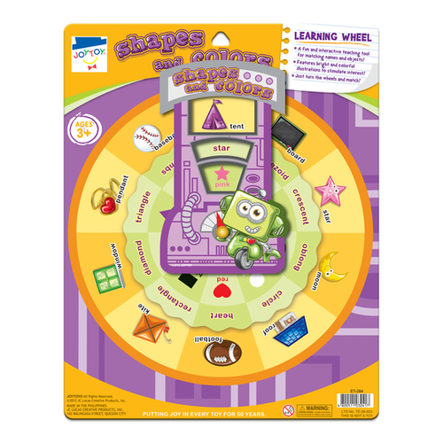 Shapes and Colors Wheel Chart | jclucaskids