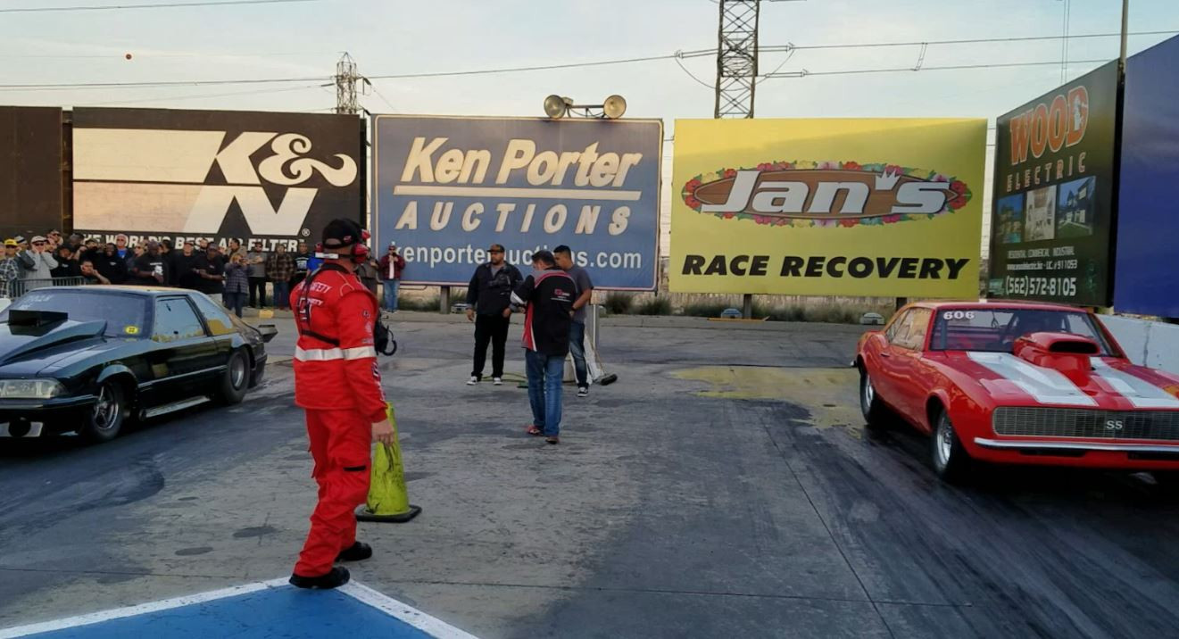 Sammy Maloof getting set for the race