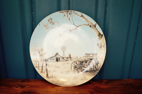 ALLEN AMES COLLECTORS AUSTRALIANA PLATE | vintagesaleyard