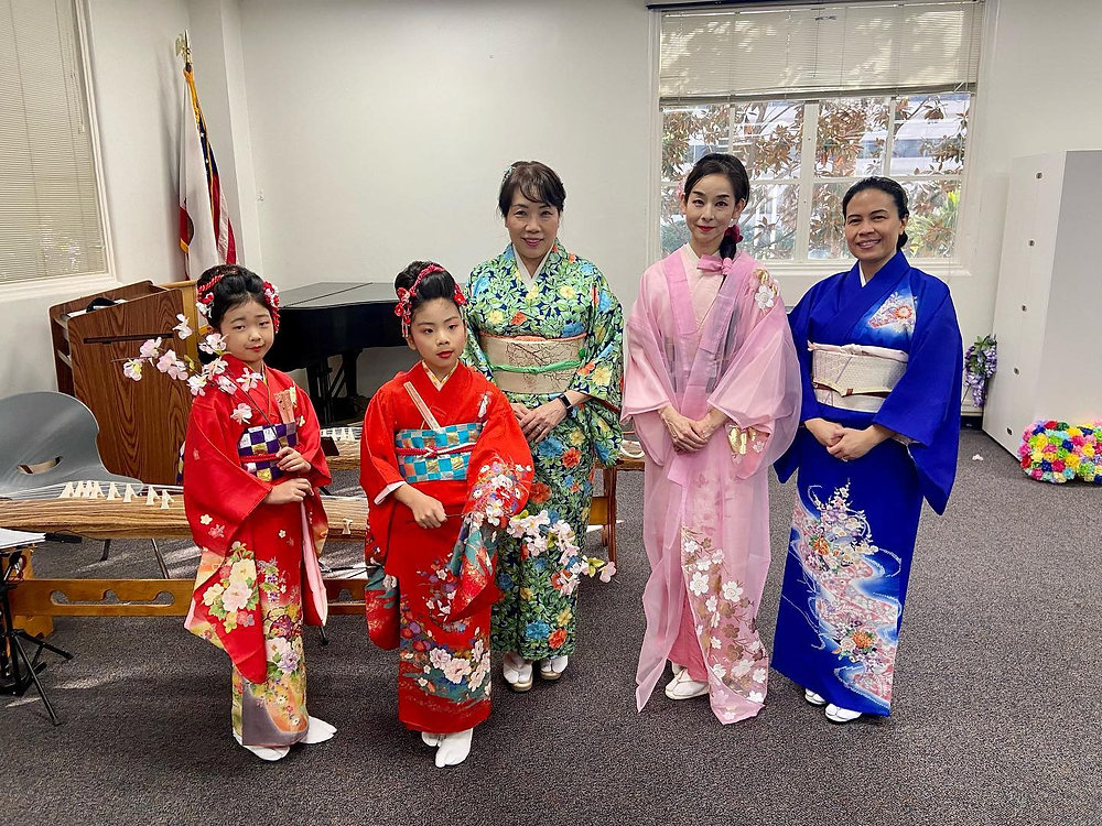 Koto & Nichibu performance at Santa Ana Library, lunar New Year event