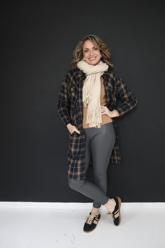 NAVY TAN SHACKET | Mel South Africa