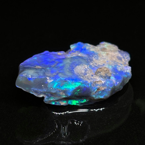 Blue & Green Australian Lightning Ridge Raw Opal Cutter | The Opal Source