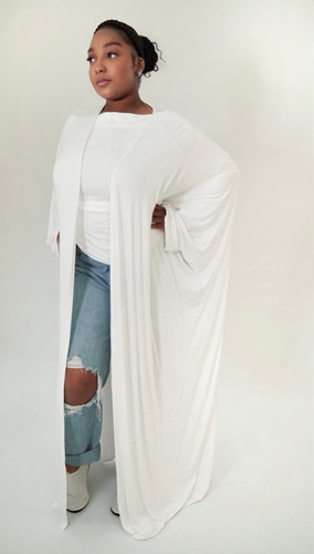 Jumbo Winged Maxi Cardigan | kingdom dresses