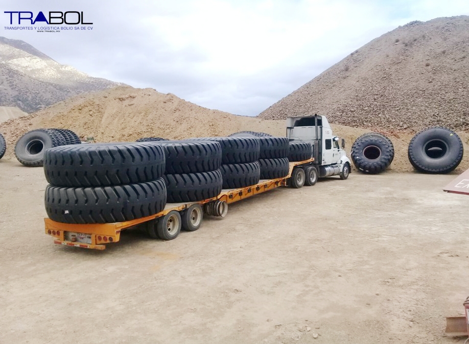 Transporte de maquinaria, estructura y sobredimensionado