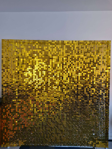 Yellow Gold Sequin Wall | TheSequinWallCompany