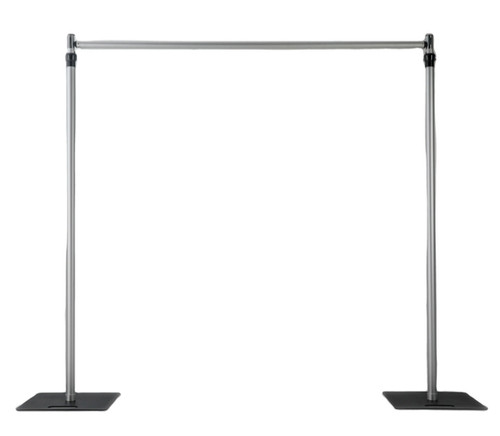 Adjustable telescopic backdrop stand - 6ft to 10ft - pipe and drape ...