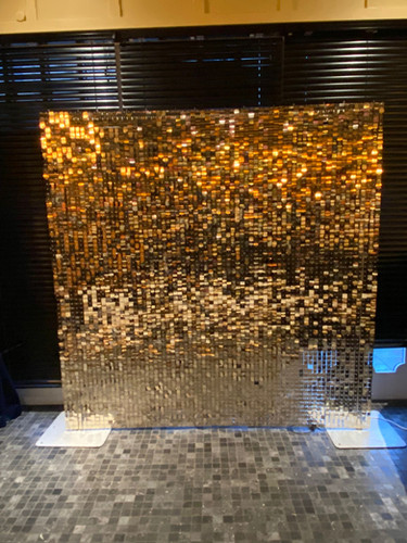 Champagne Gold Sequin Wall | TheSequinWallCompany