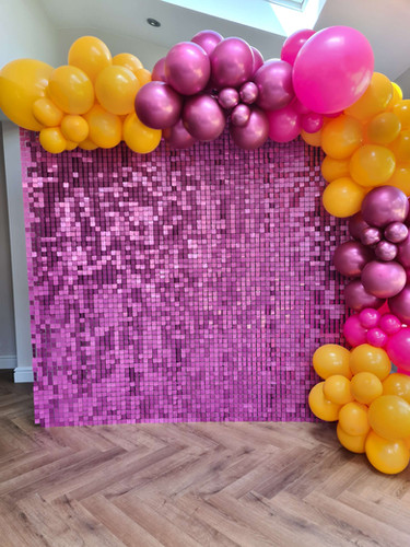 Fuchsia Sequin Wall | TheSequinWallCompany