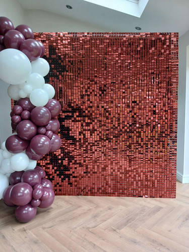 Deep Red Sequin Wall | TheSequinWallCompany