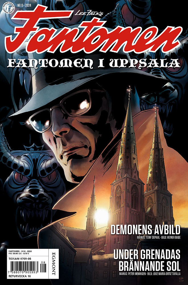 Fantomen 8/2024 Features Uppsala to Coincide with their Comix Convention | Chronicle Chamber ...