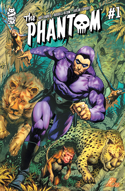 Hunting down the variant covers for Mad Cave Studios Phantom issue 1 ...