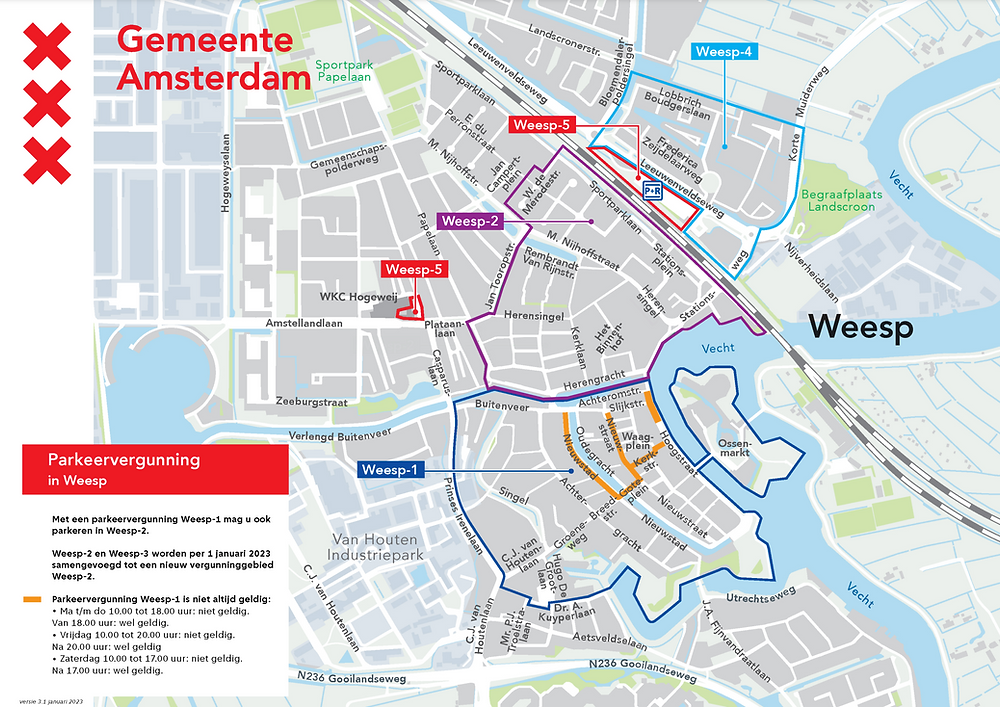 Waar kun je (gratis) parkeren in Weesp?