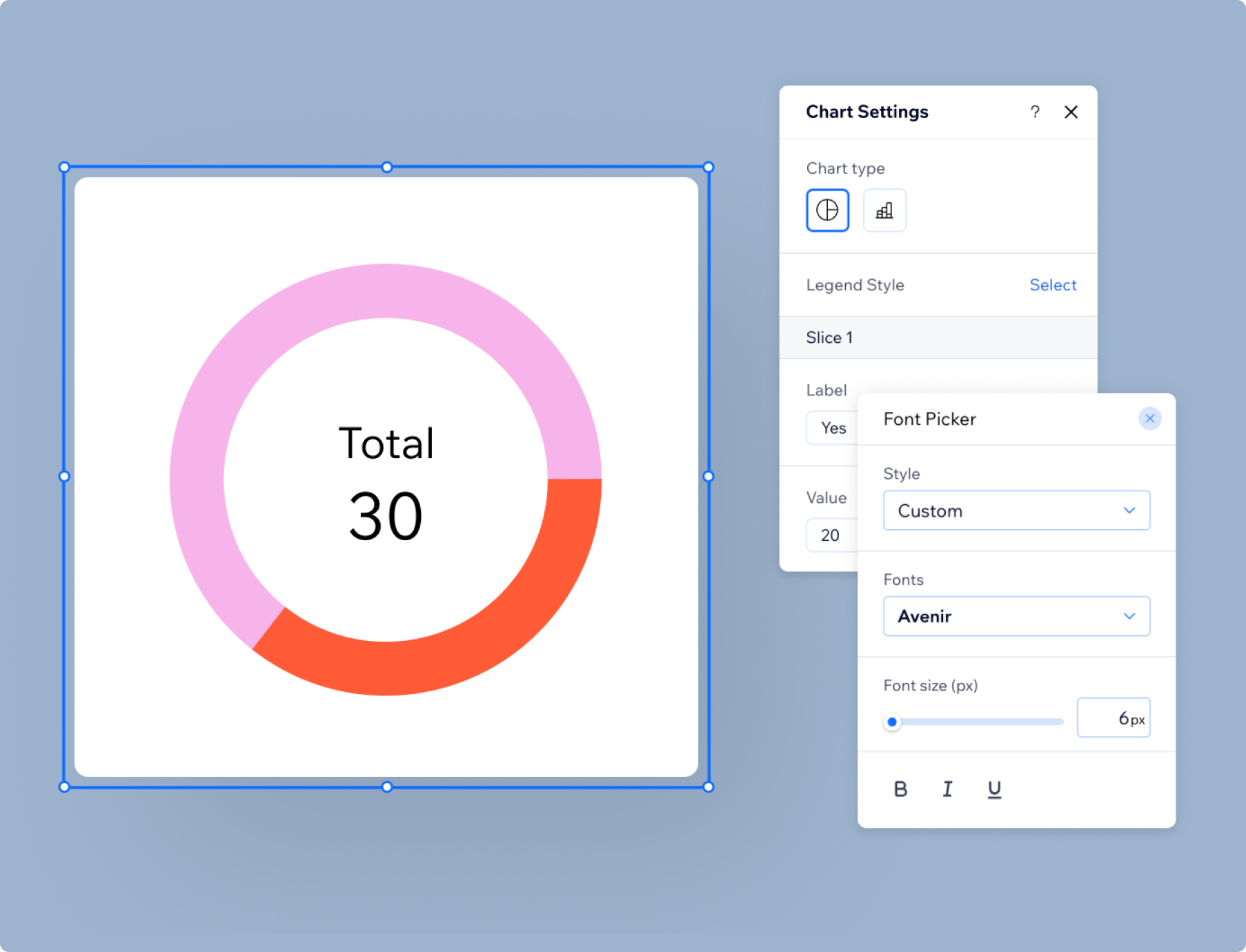 Chart Widgett | Wix App Market | Wix.com