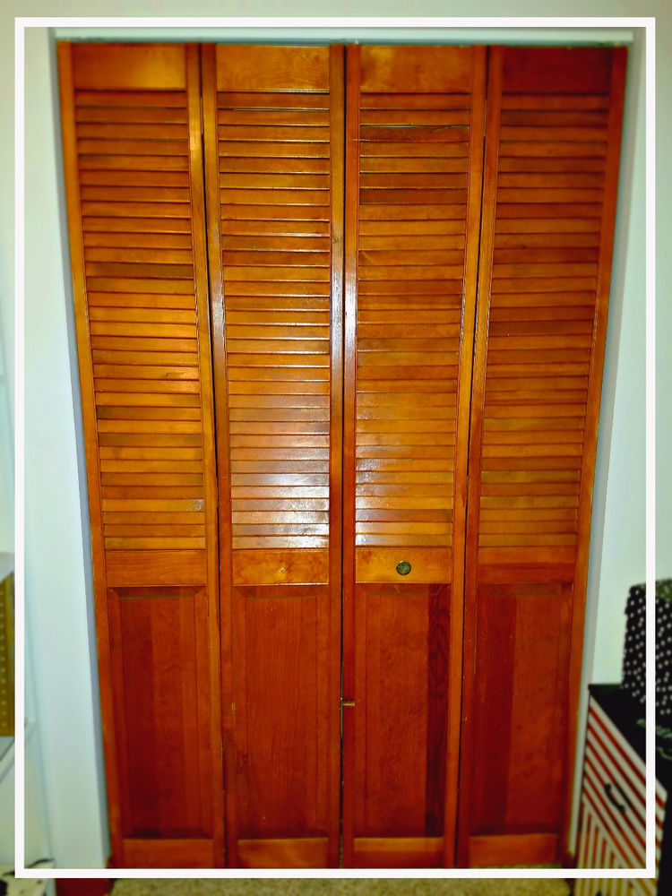 Blast from the past! Retro-Style Closet Door Makeover!