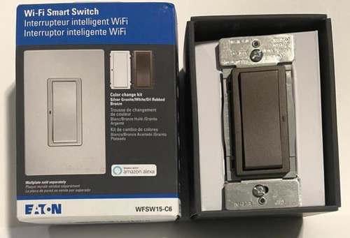 Eaton Wi-Fi Smart Switch WFSW15-C6 | Electrical Supply's