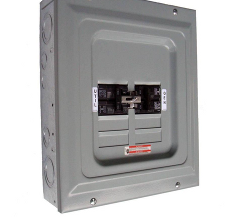 Generac #6334 100-Amp Manual Transfer Switch Single Load for Portable ...
