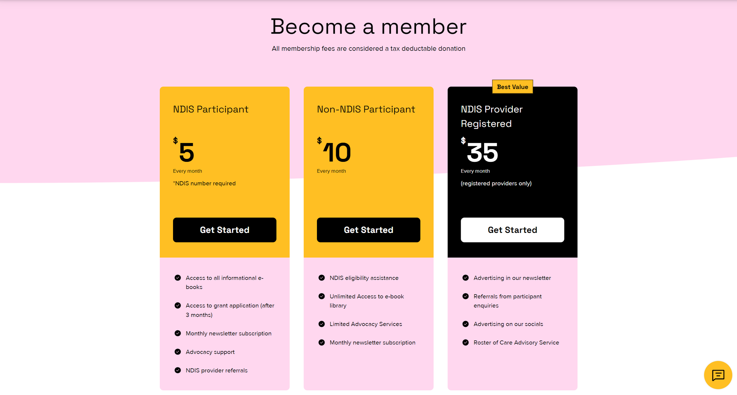 Charity Membership | Become a Member